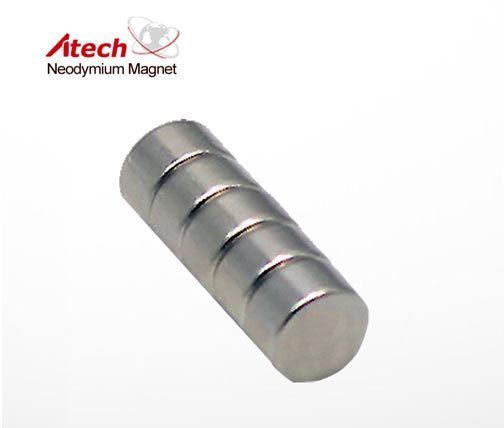 Round Magnet N52 1/2 inch x1/8 inch Small Flat Magnet Disc: atechmagnet